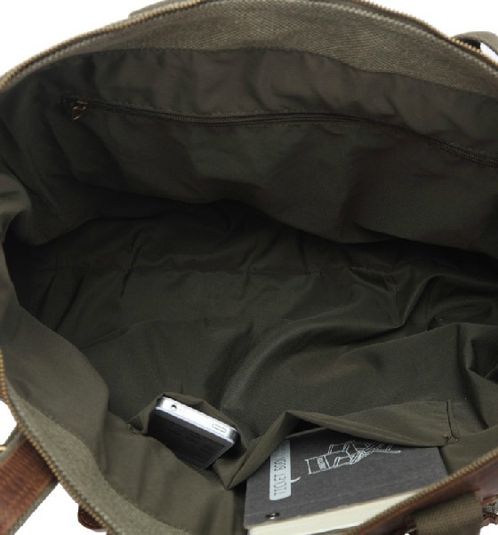 Canvas messenger backpack, canvas tote bag - BagsEarth