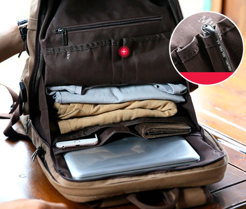 Designs Canvas Backpacks, Multi-function Rucksacks - BagsEarth