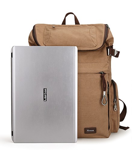 Eco Friendly Rugged Multi-function Canvas Rucksacks - BagsEarth